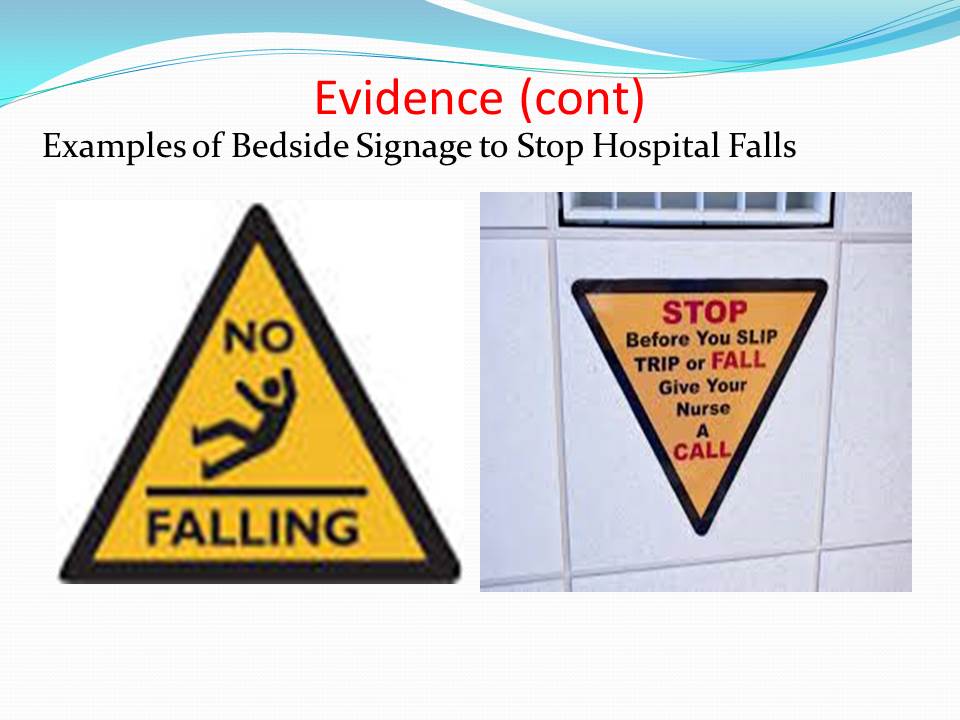 Fall Prevention Program: Implementing Change Project - 1413 Words | Presentation Example